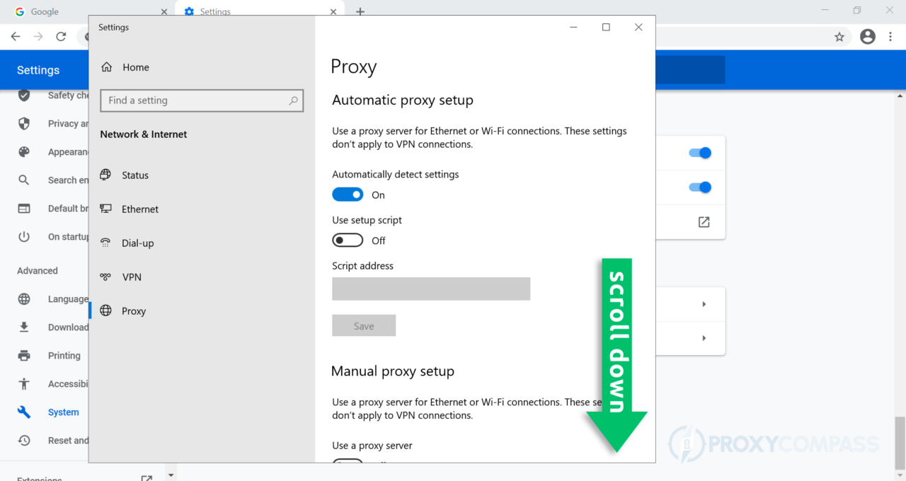 How to Set Up Proxy Servers in the Chrome Browser - ProxyCompass