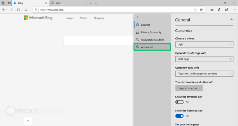 How to Set Up Proxy Servers in Edge Browser - ProxyCompass