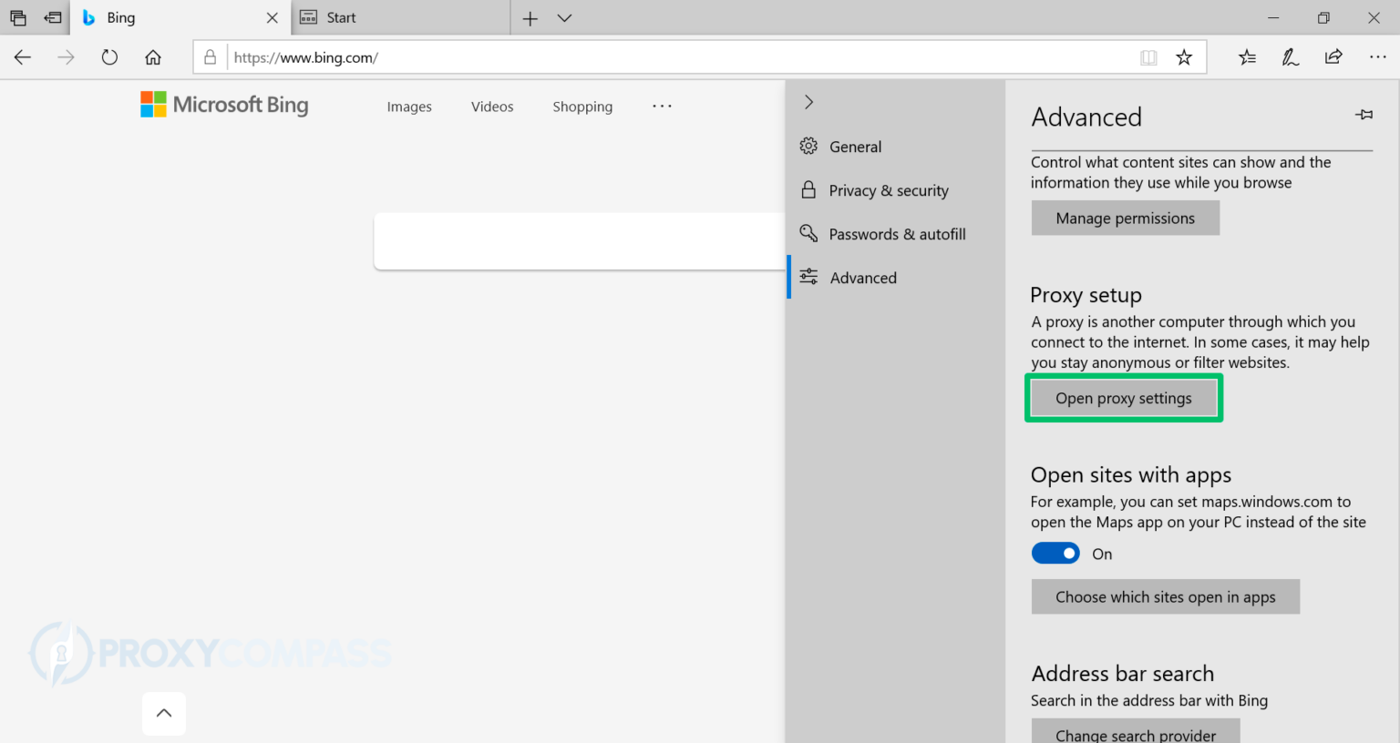 How to Set Up Proxy Servers in Edge Browser - ProxyCompass