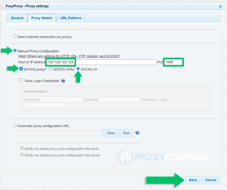 FoxyProxy Standard extension for Google Chrome - ProxyCompass