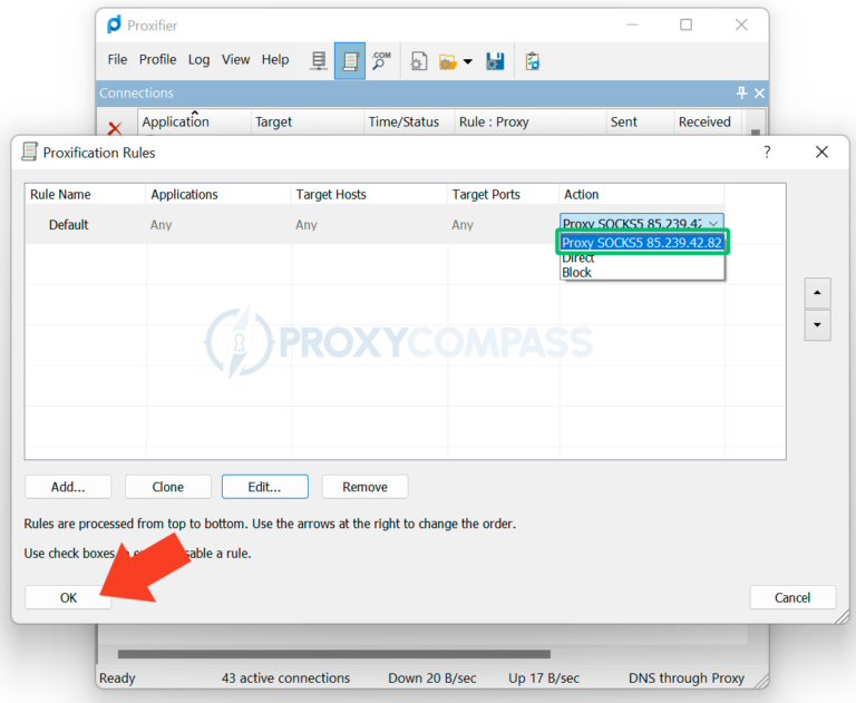 Configuration du proxy Proxifier : un guide rapide - ProxyCompass