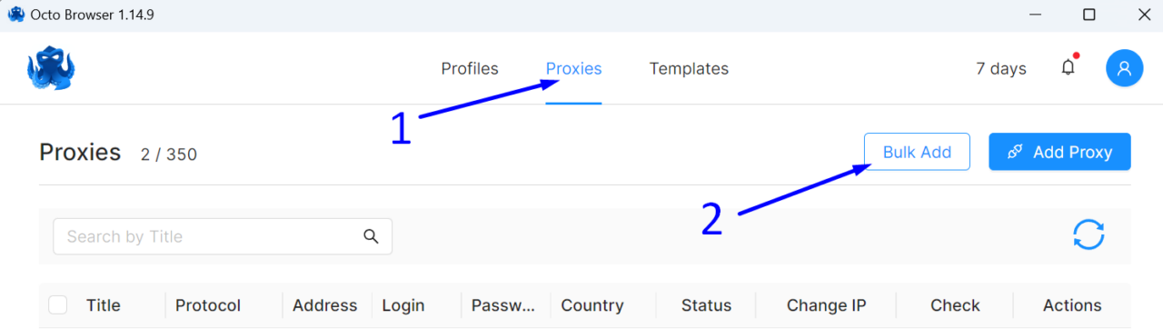 Setting Up Proxies In Octo Browser Proxycompass