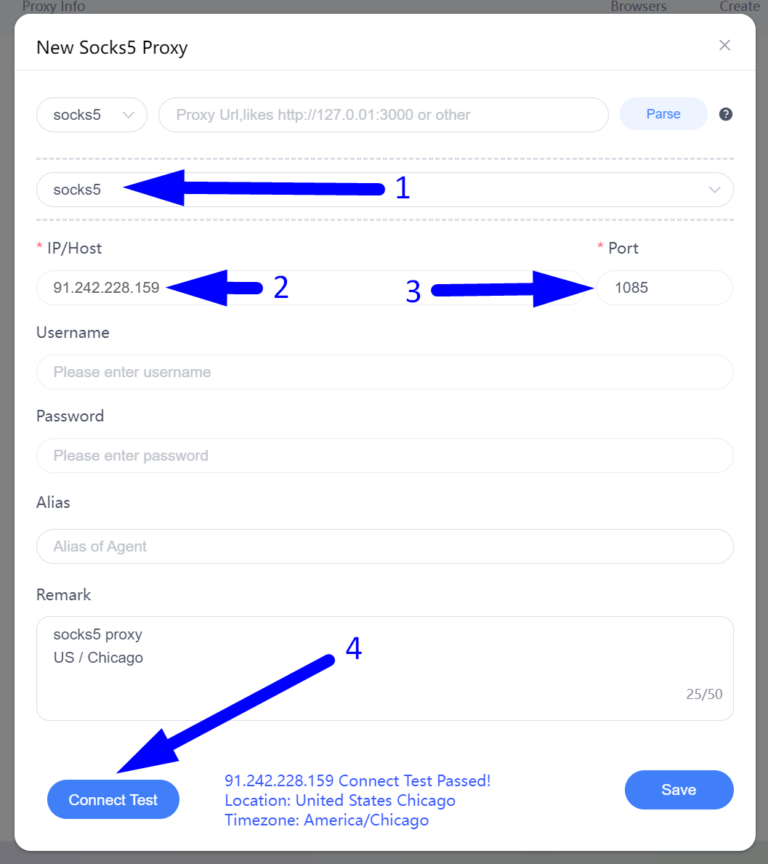 Setting Up A Proxy In The Clonbrowser Proxycompass