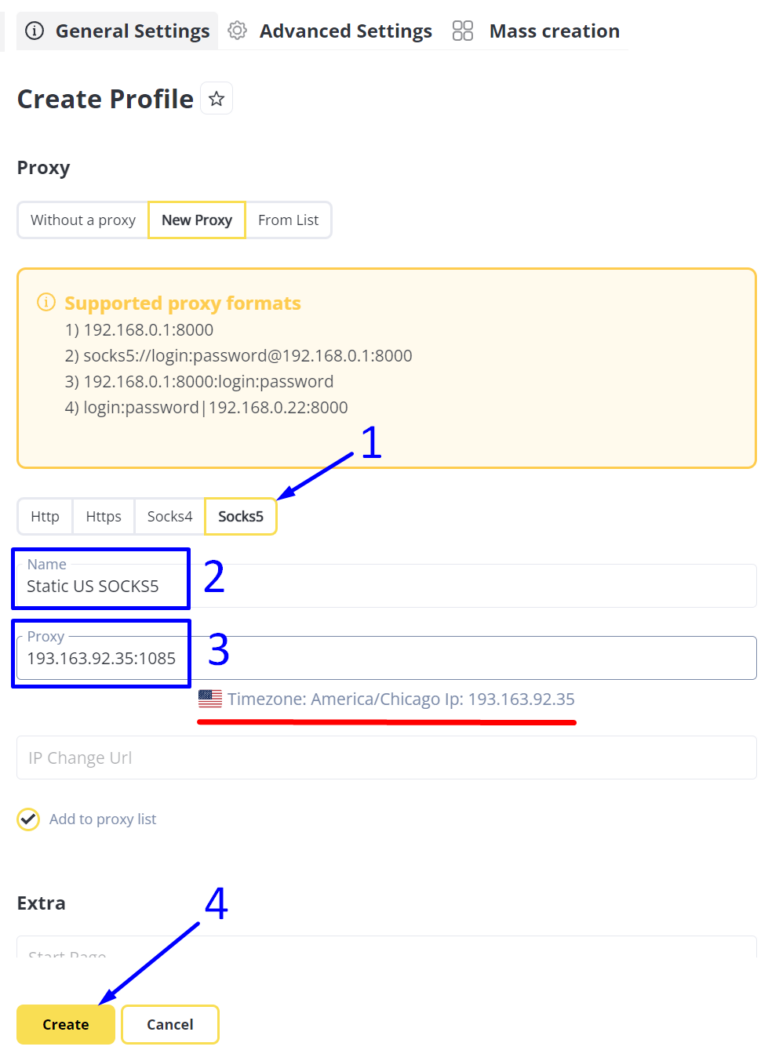 Setting Up A Proxy In The Antik Browser Proxycompass