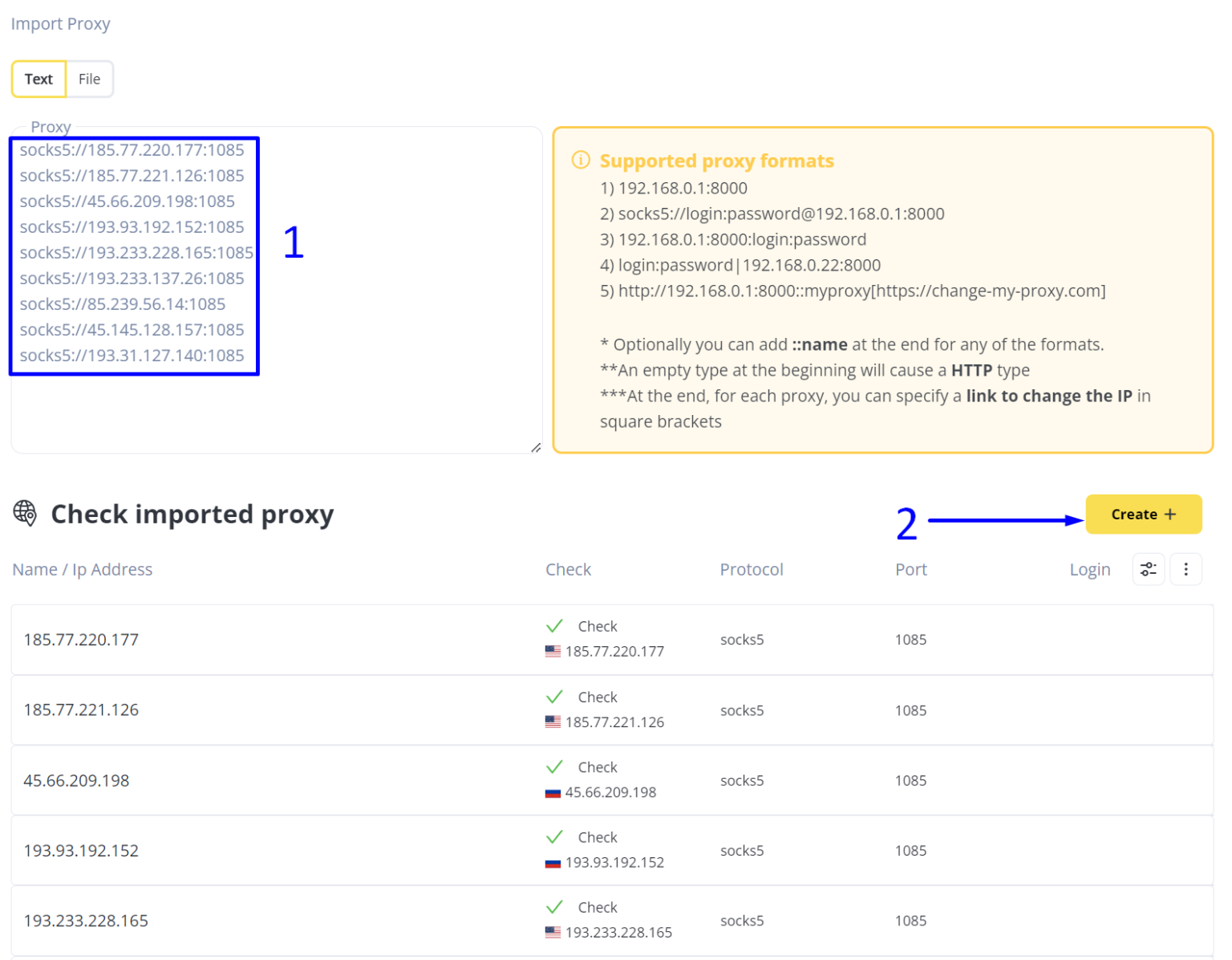 Setting Up A Proxy In The Antik Browser Proxycompass