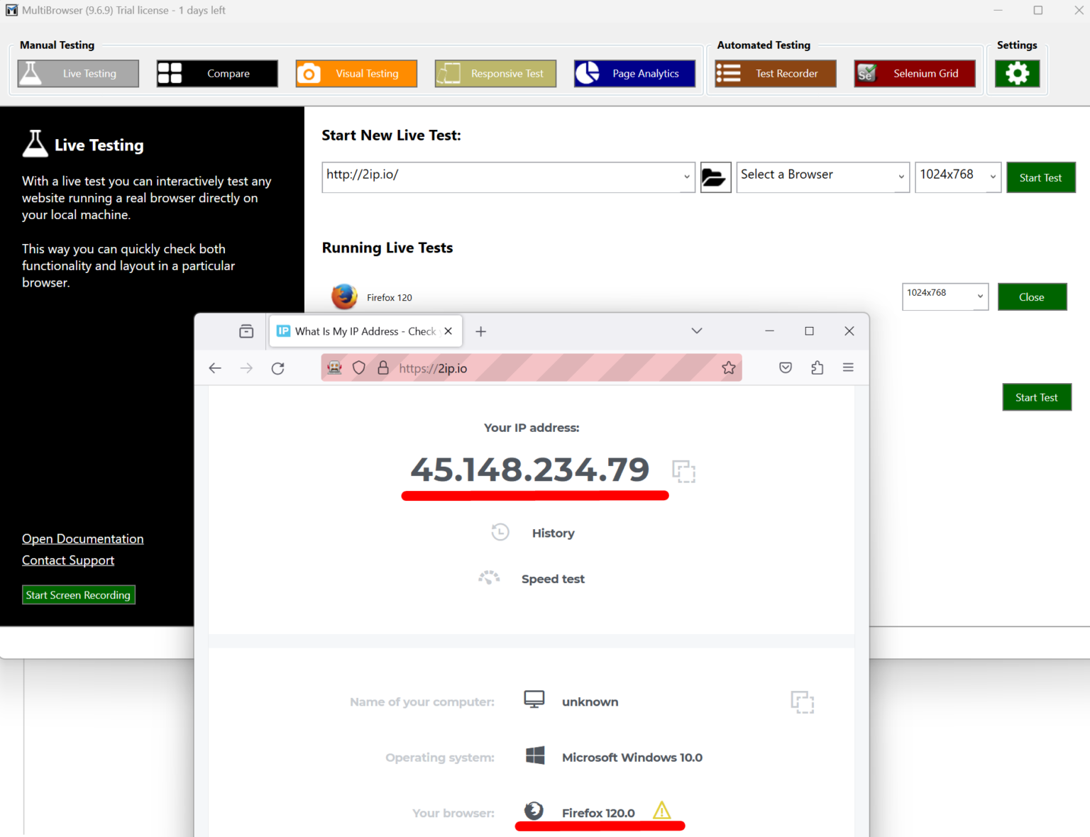 Setting Up A Proxy In The Multibrowser Proxycompass