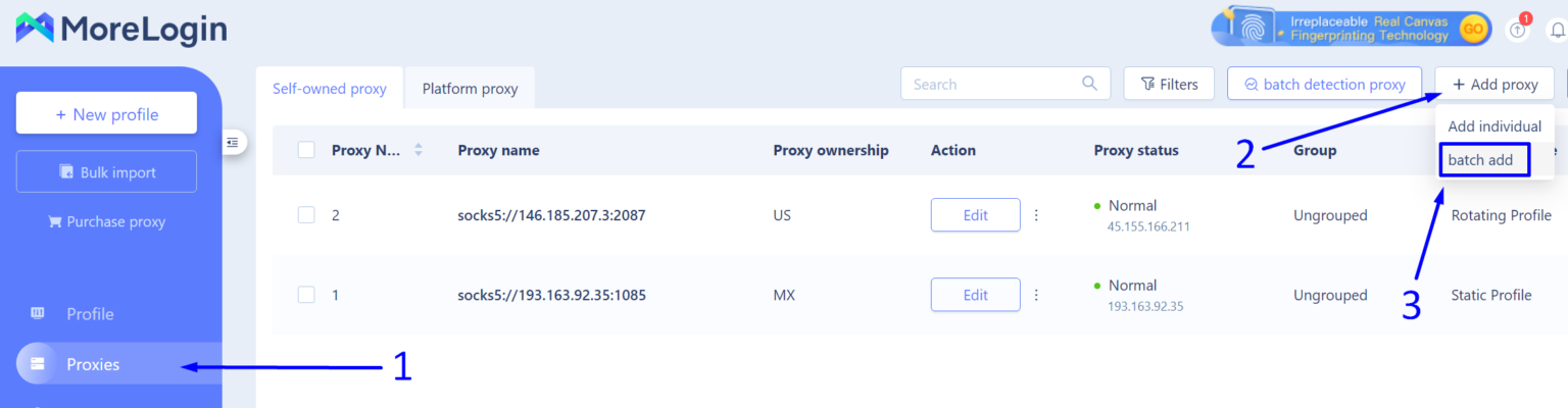 Setting Up a Proxy in MoreLogin - ProxyCompass