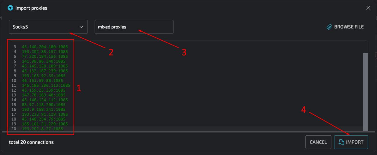 Setting Up Proxies In Linken Sphere Proxycompass