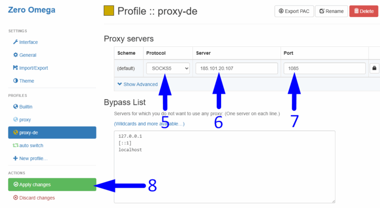 ZeroOmega (SwitchyOmega V3) for Chrome, Firefox, Edge, Opera - ProxyCompass